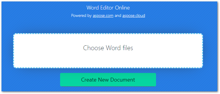 Edit Word Documents Online for Free | File Format Processing Plugins for C# .NET Core | Aspose Blog
